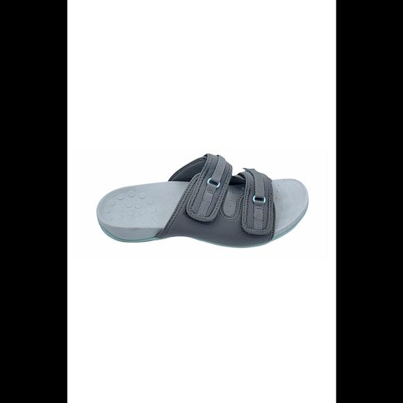 Vionic | Shoes | Vionic Adjustable Sport Slide Sandal Sarah Gray Medium ...